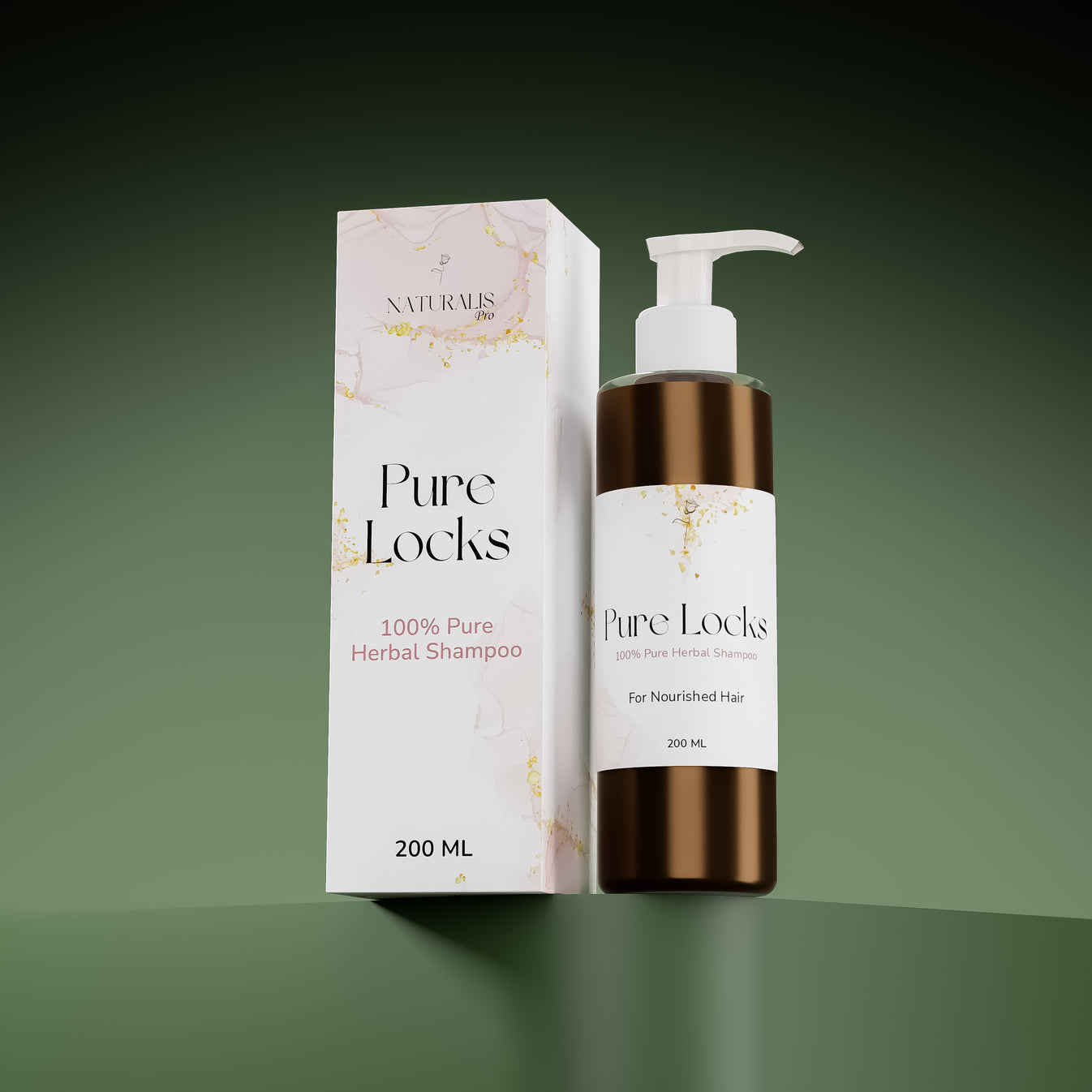 Pure Locks Herbal Shampoo – Naturalis Pro